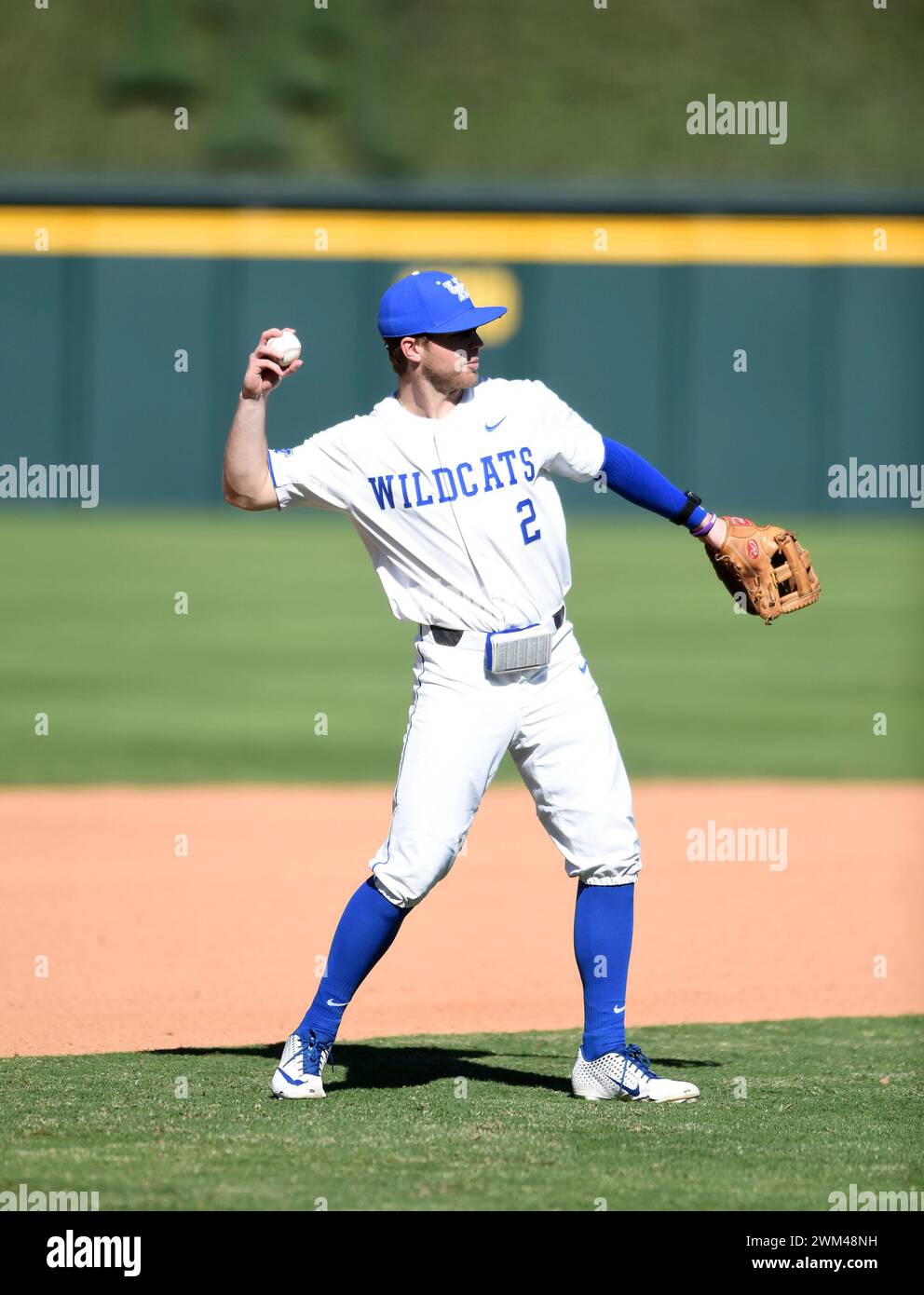 ROUND ROCK, TX - FEBRUARY 23: Kentucky Wildcats infielder Mitchell Daly ...