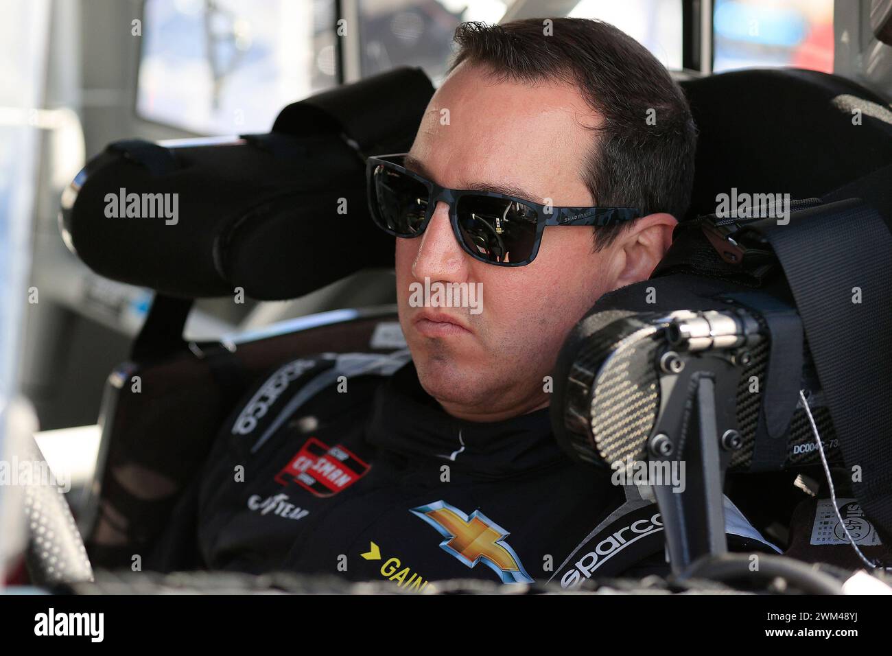ATLANTA, GA - FEBRUARY 23: Kyle Busch (#7 Spire Motorsports Group 1001 ...