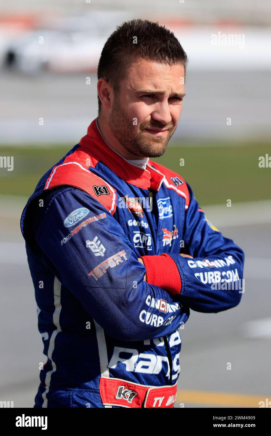 ATLANTA, GA - FEBRUARY 23: Ty Majeski (#98 ThorSport Racing Farm Paint ...