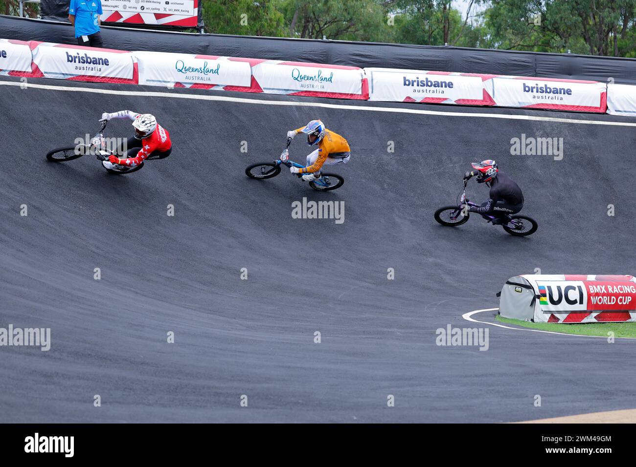 Brisbane, Australia. 24th February 2024. Action during the Mens under ...