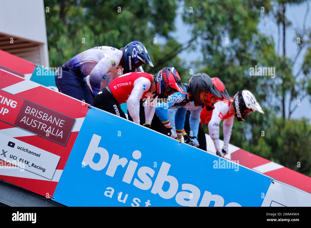 Brisbane, Australia. 24th February 2024. Action during the Mens Elite ...