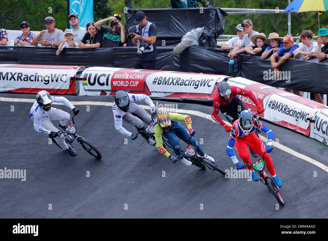 Brisbane, Australia. 24th February 2024. Action during round 1 of the ...