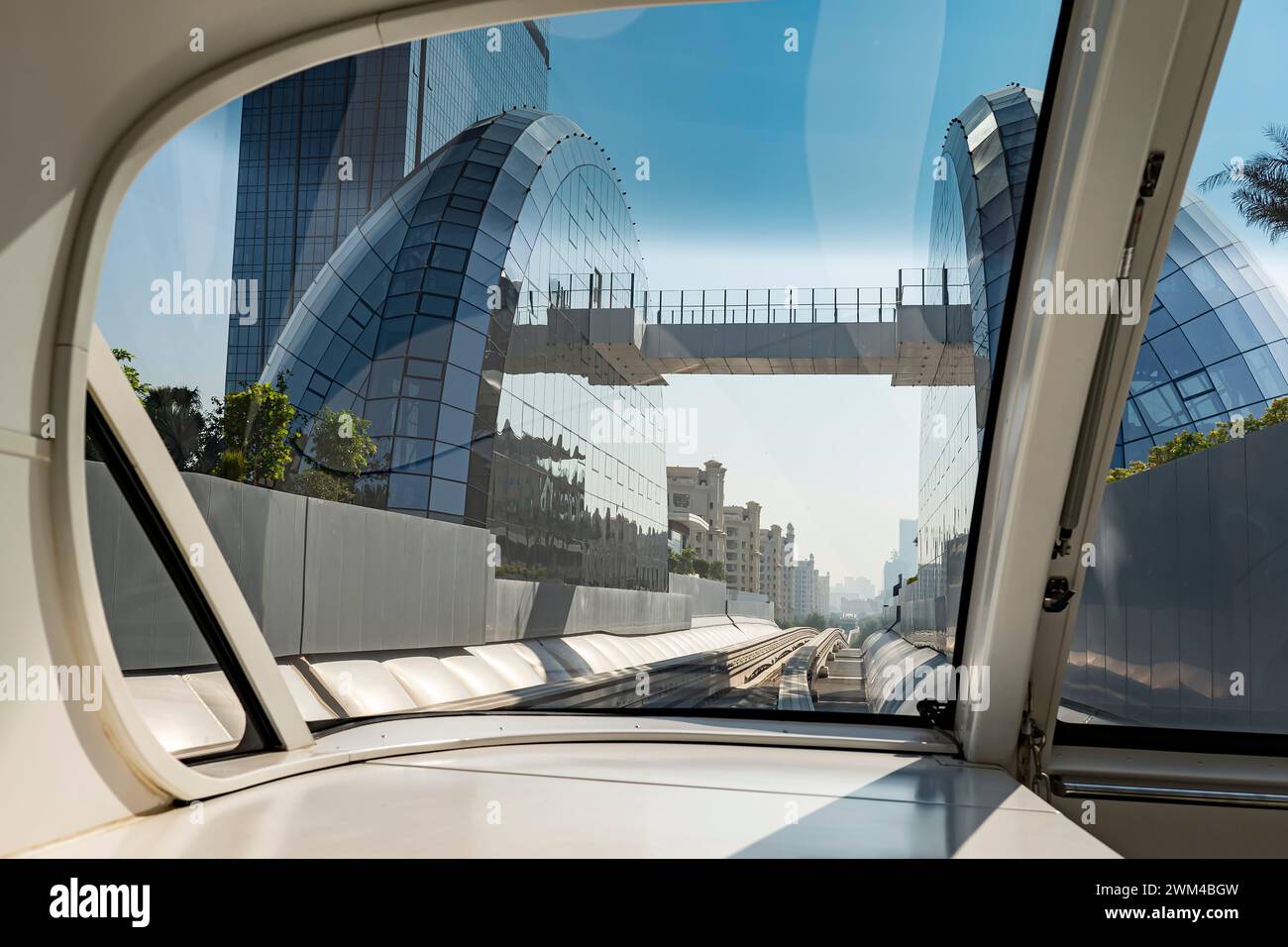 Dubai, United Arab Emirates. a window in a subway car Stock Photo - Alamy