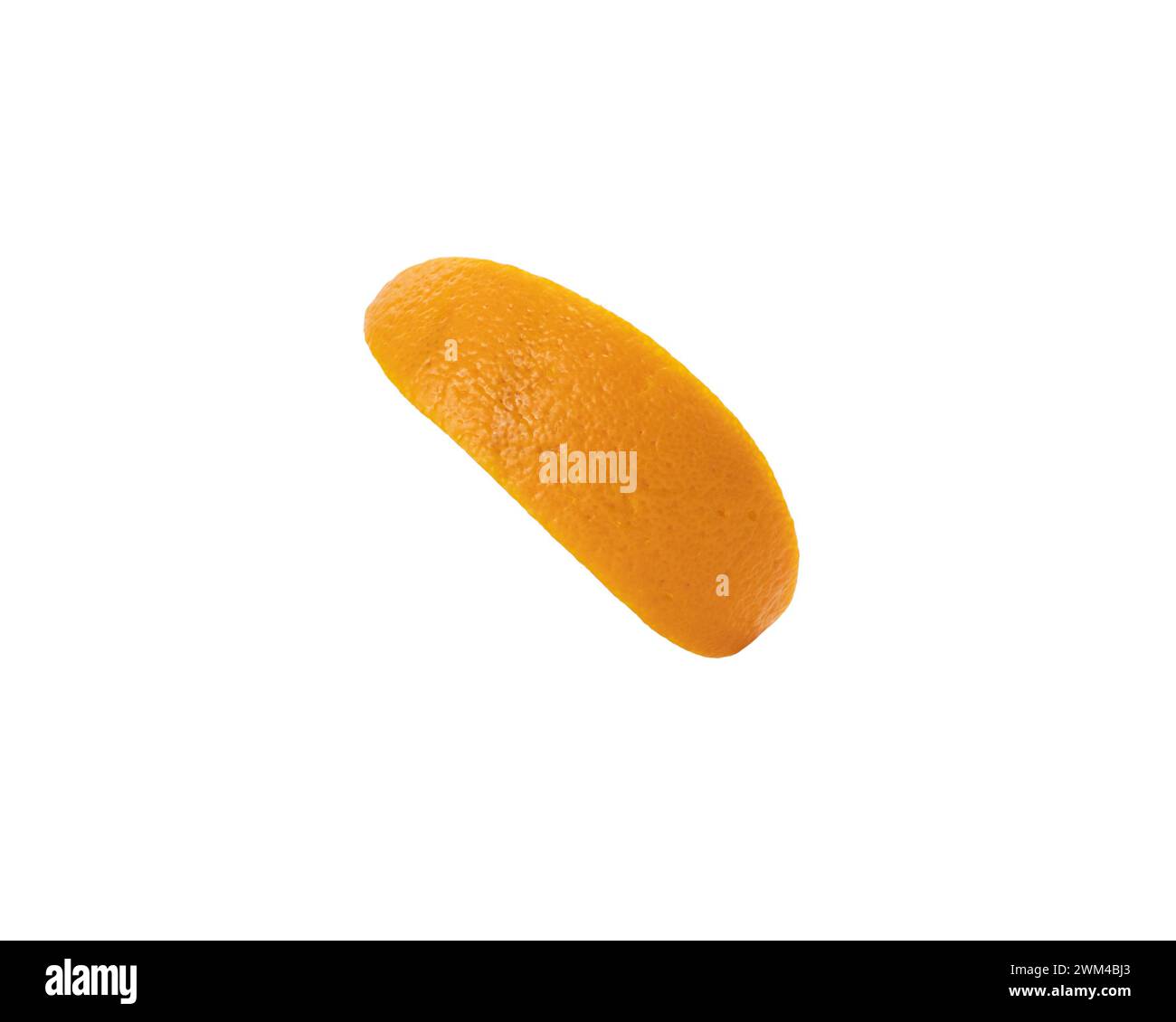 Ripe orange slice isolated on white background Clipping Path Stock ...
