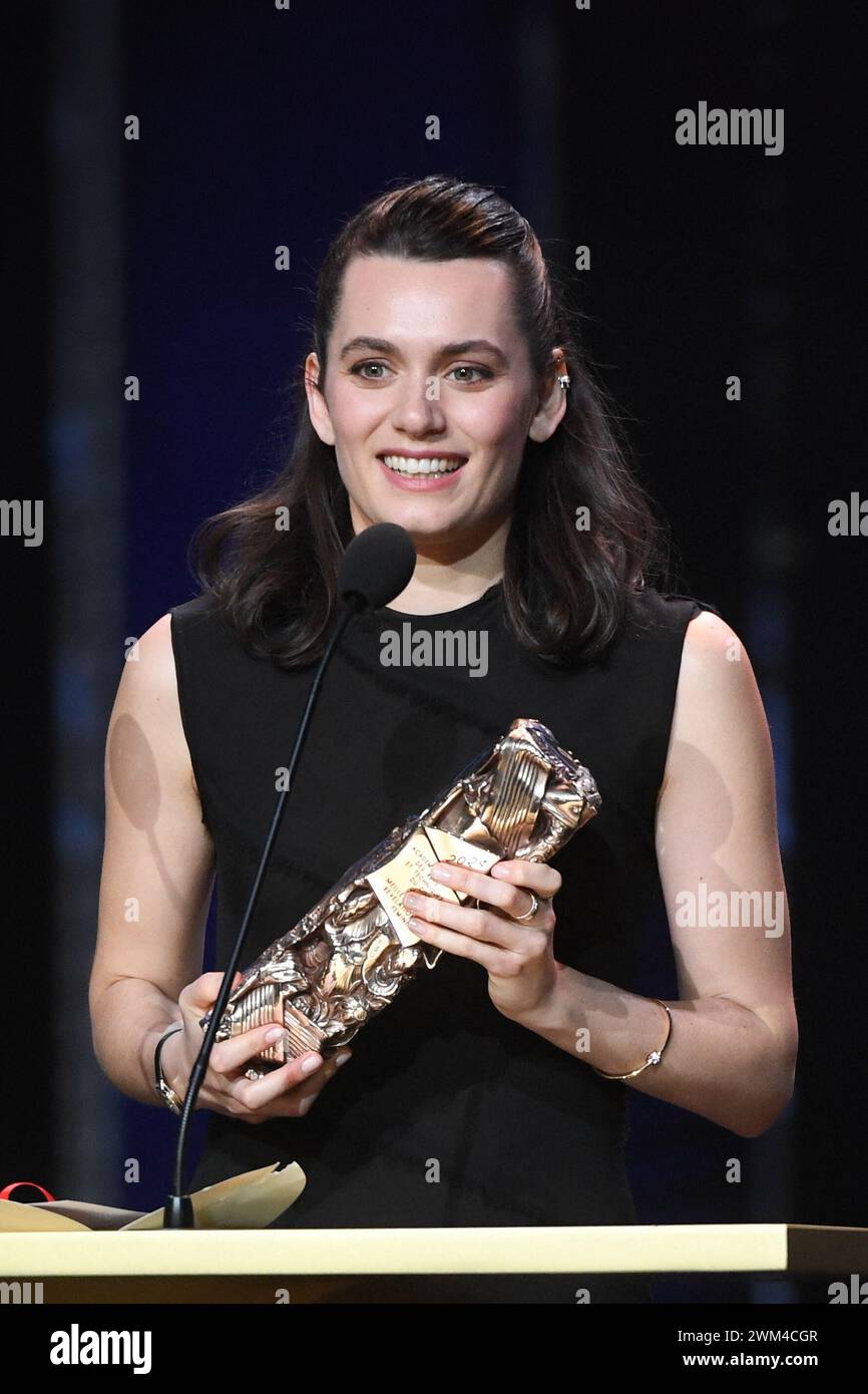 Berlin, Germany. 23rd Feb, 2024. Ella Rumpf accepts the 'Best Female ...