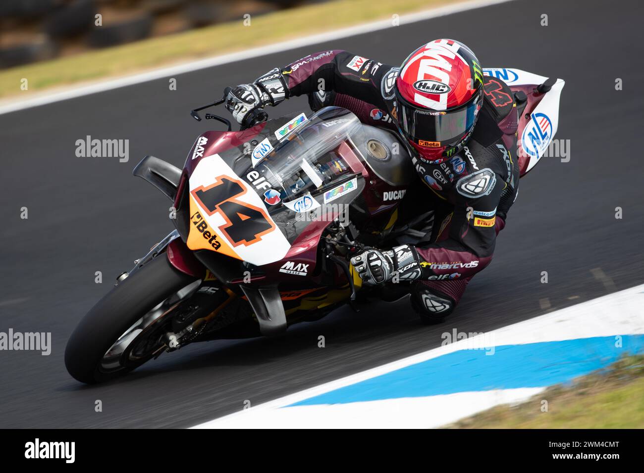 Phillip Island, Australia, 24 February, 2024. Sam Lowes of United ...