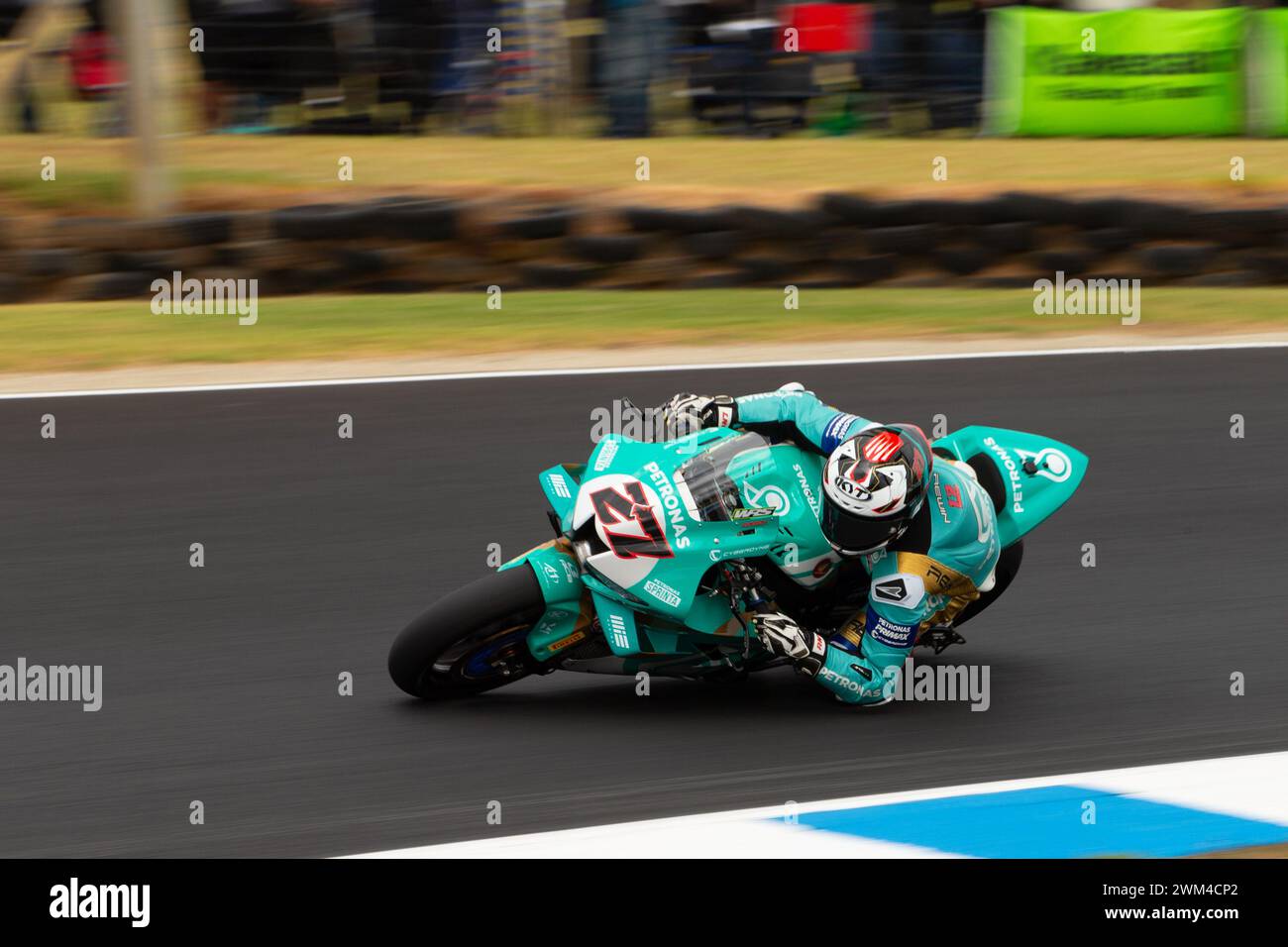 Phillip Island, Australia, 24 February, 2024. Adam Norrodin of Malaysia ...