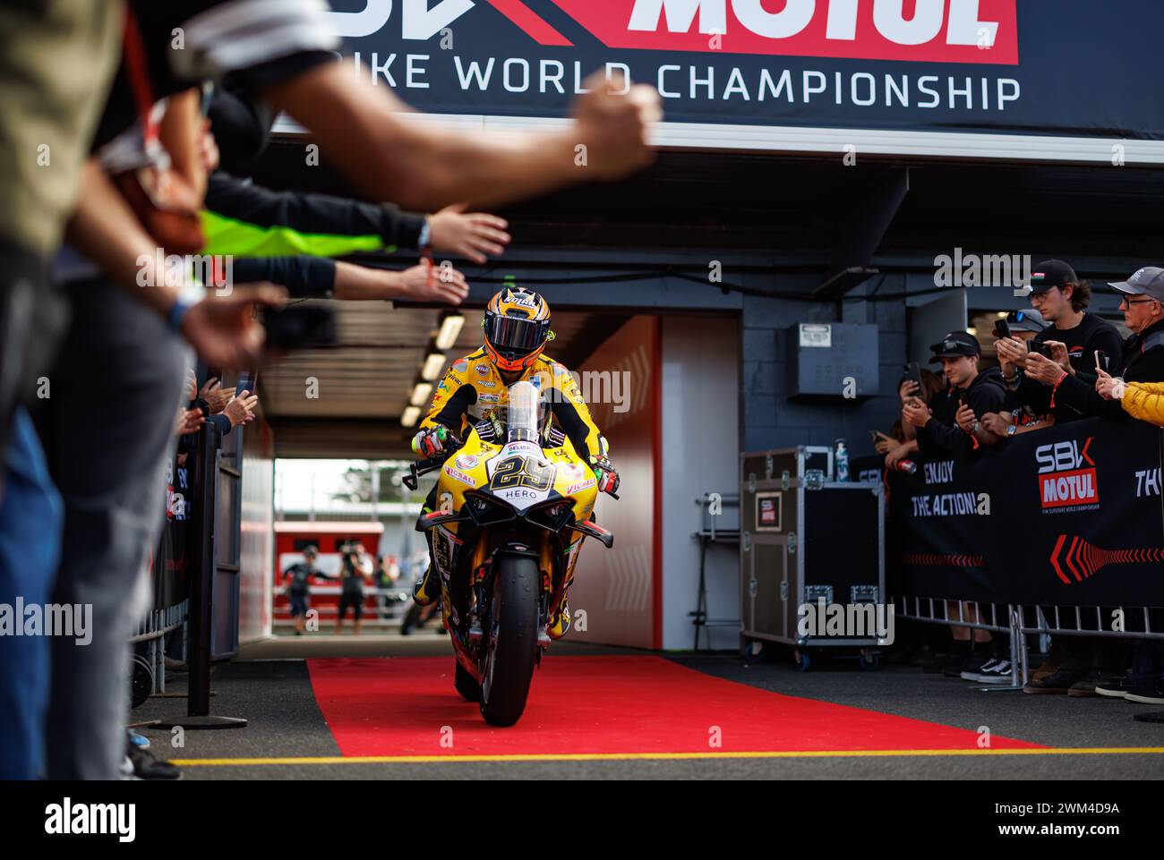 Andrea iannone world superbike championship phillip island grand prix ...