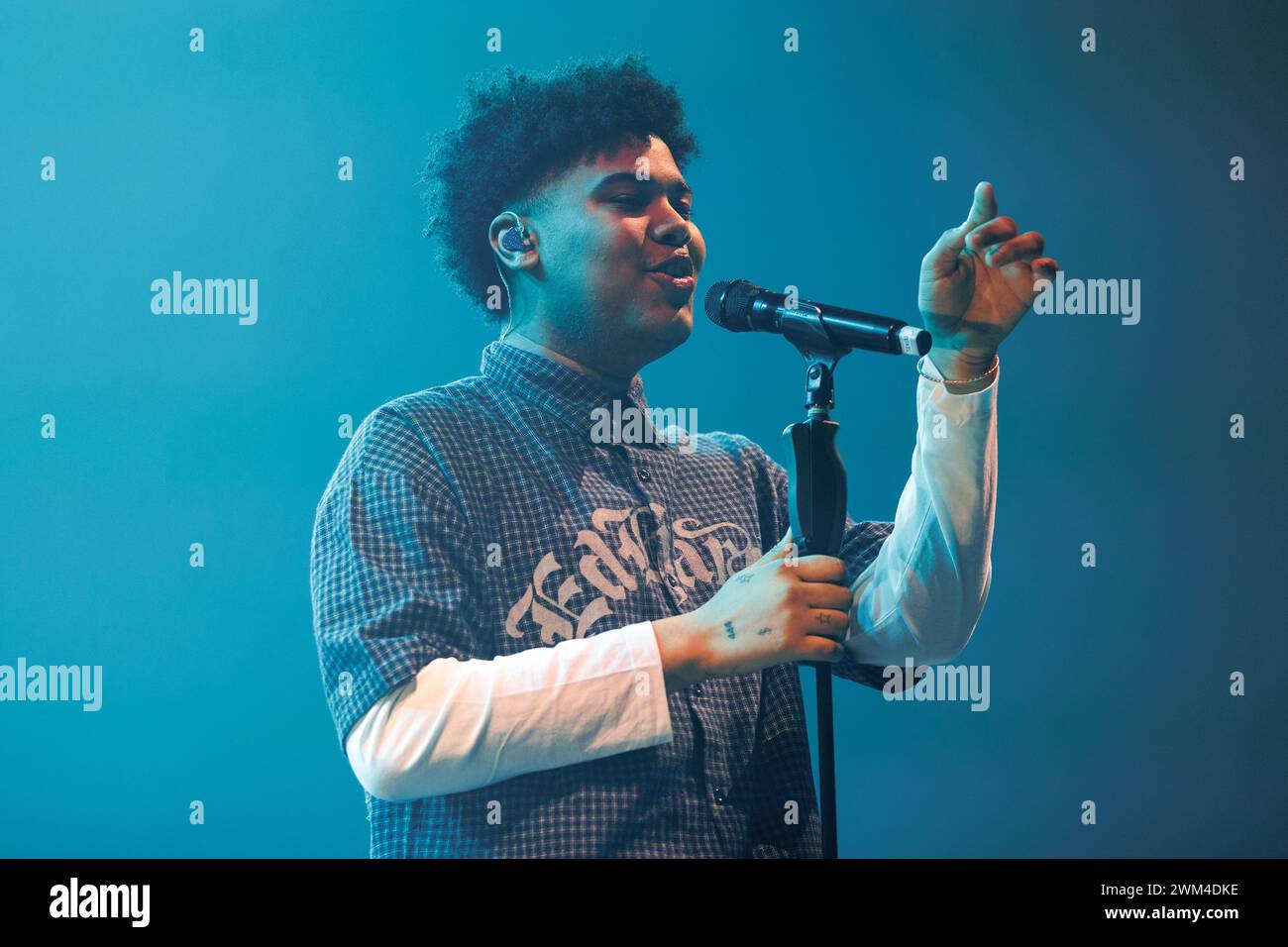 The singer Sekou, real name Sekou Sylla, performing live onstage at O2 ...
