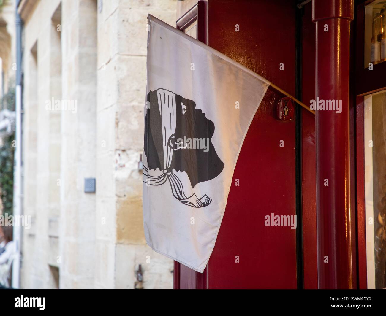 Flag with corsican symbol hi-res stock photography and images - Alamy