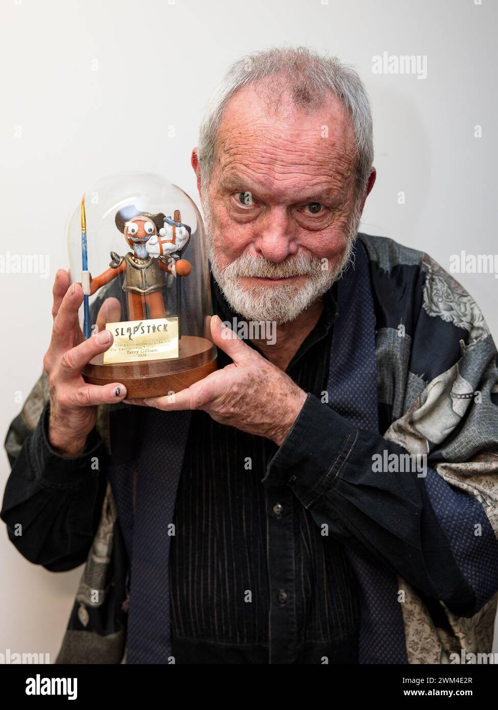 Filmmaker Terry Gilliam added a unique new trophy to his collection ...