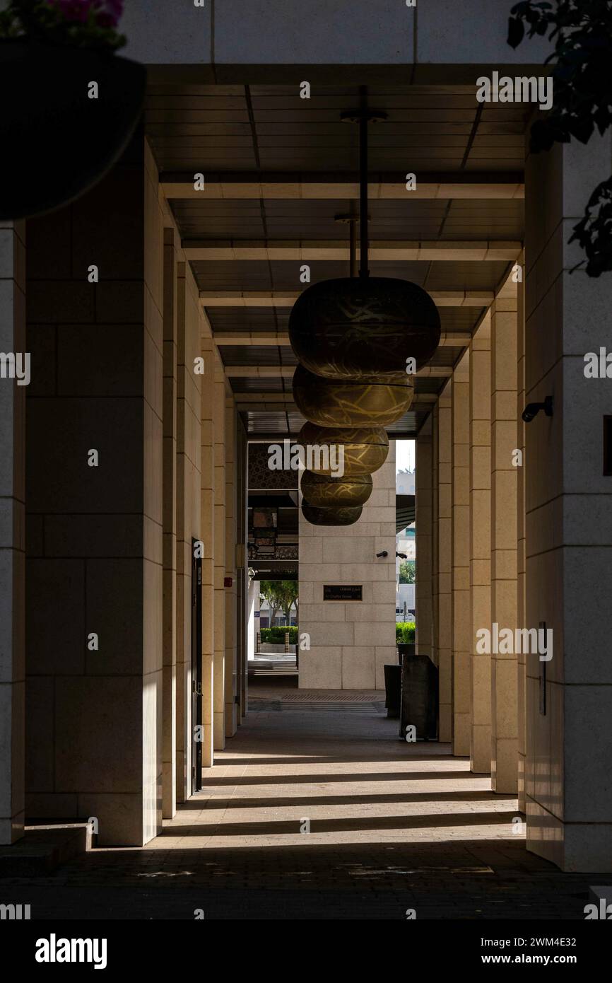 Building Architecture of Musheireb Downtown Doha Stock Photo - Alamy