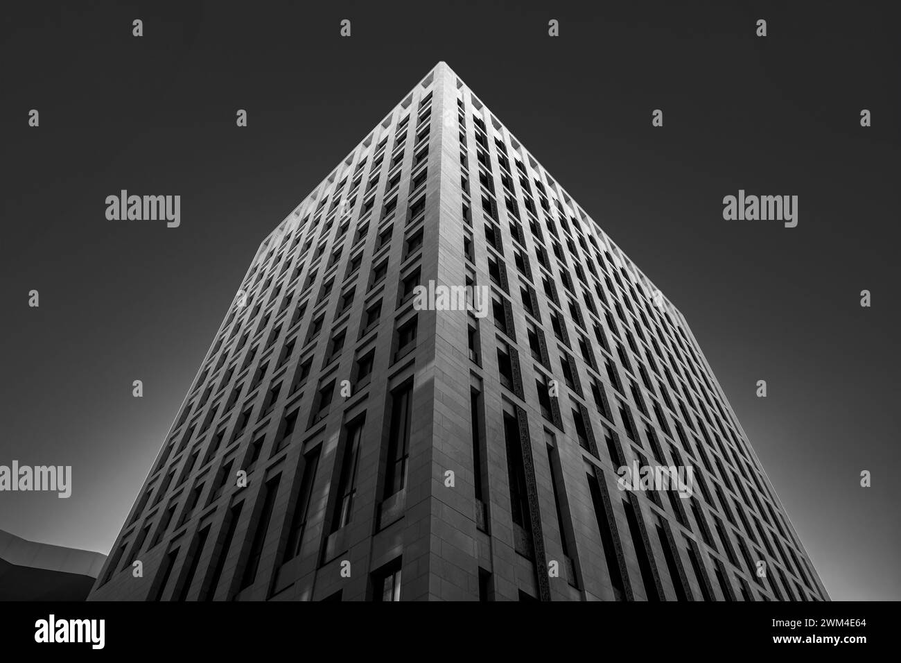 Doha, Qatar - February 24, 2024: Monochrome Building Architecture of ...