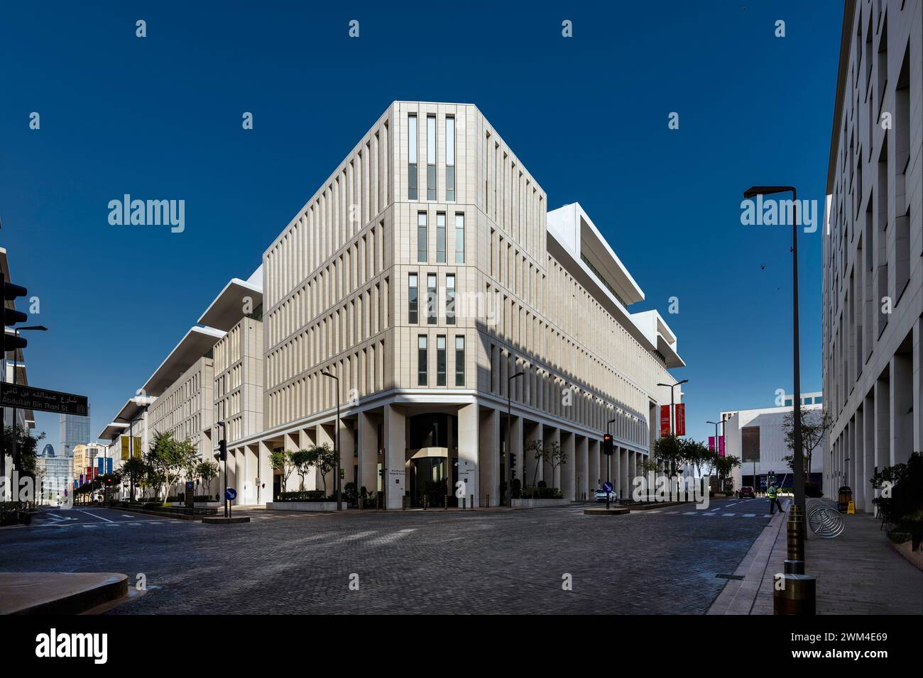 Building Architecture of Musheireb Downtown Doha Stock Photo - Alamy