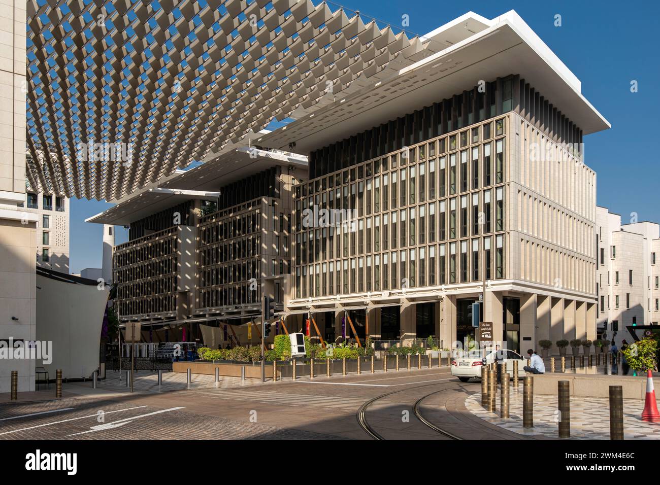 Building Architecture of Musheireb Downtown Doha Stock Photo - Alamy