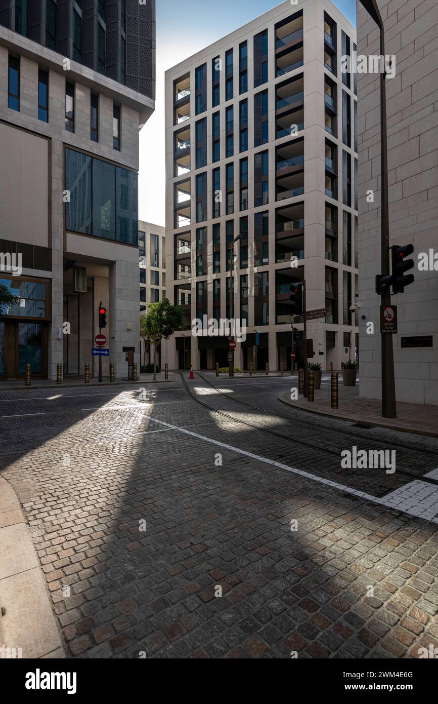 Building Architecture of Musheireb Downtown Doha Stock Photo - Alamy