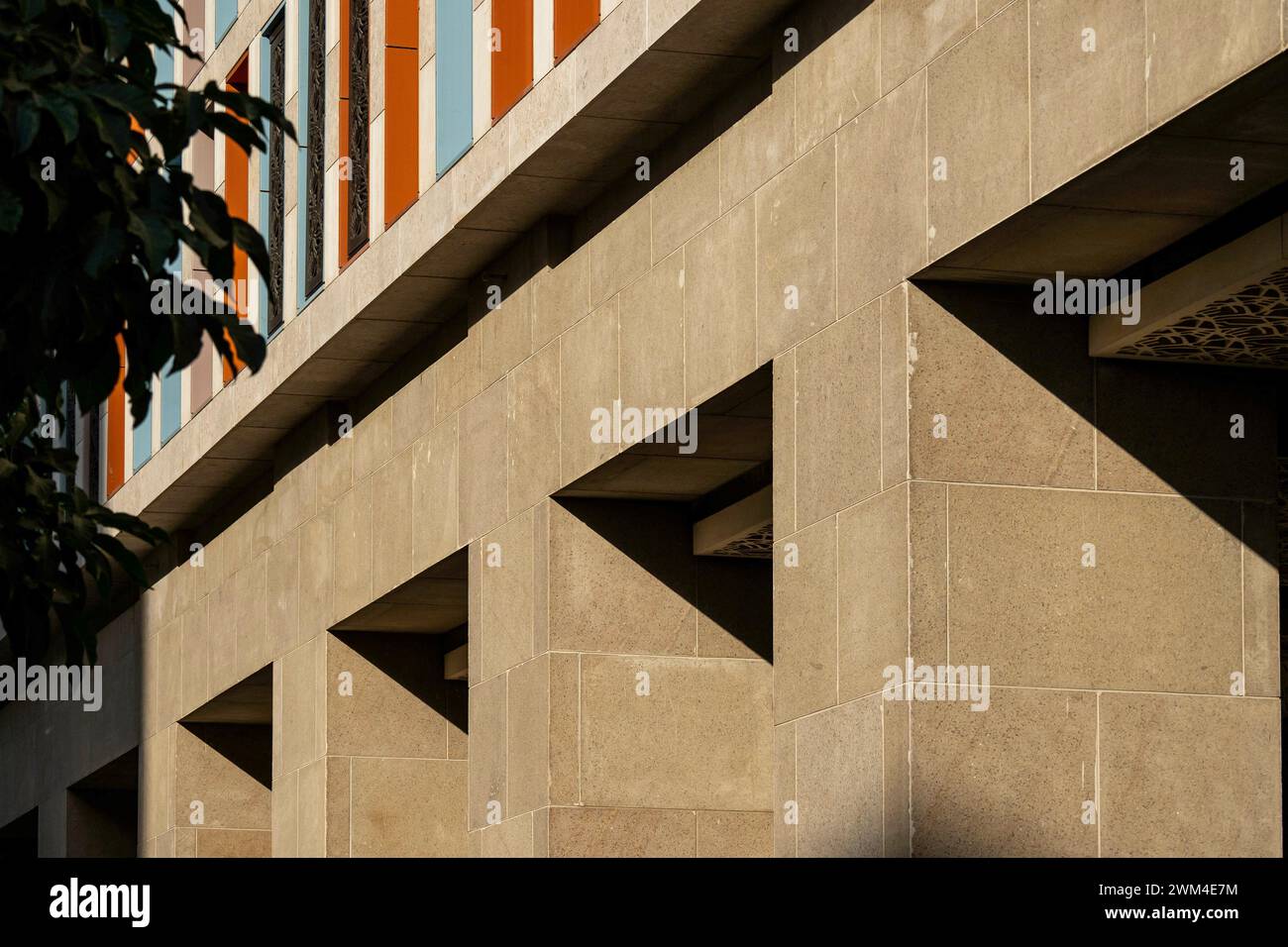 Building Architecture of Musheireb Downtown Doha Stock Photo - Alamy