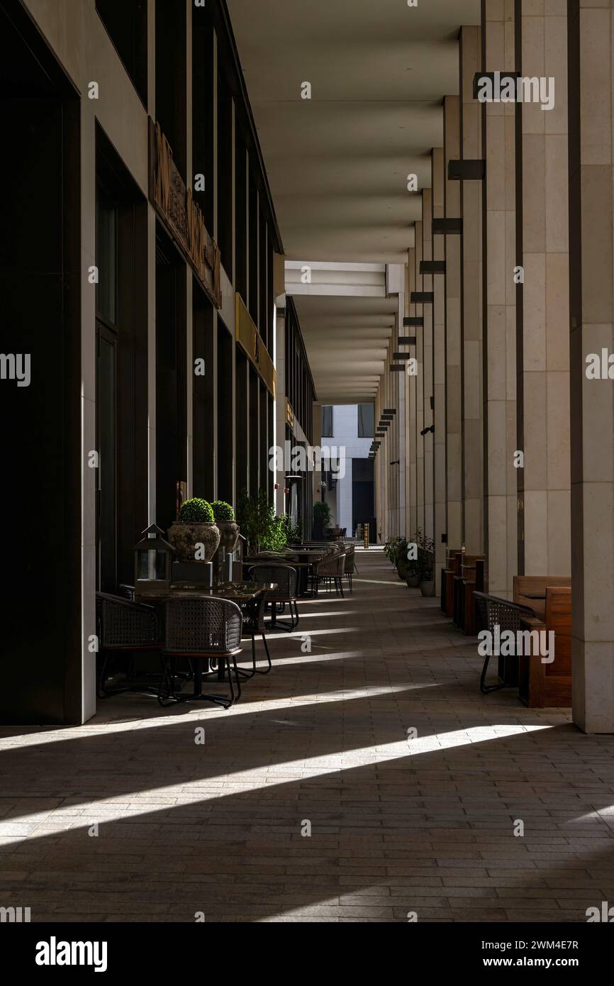 Building Architecture of Musheireb Downtown Doha Stock Photo - Alamy