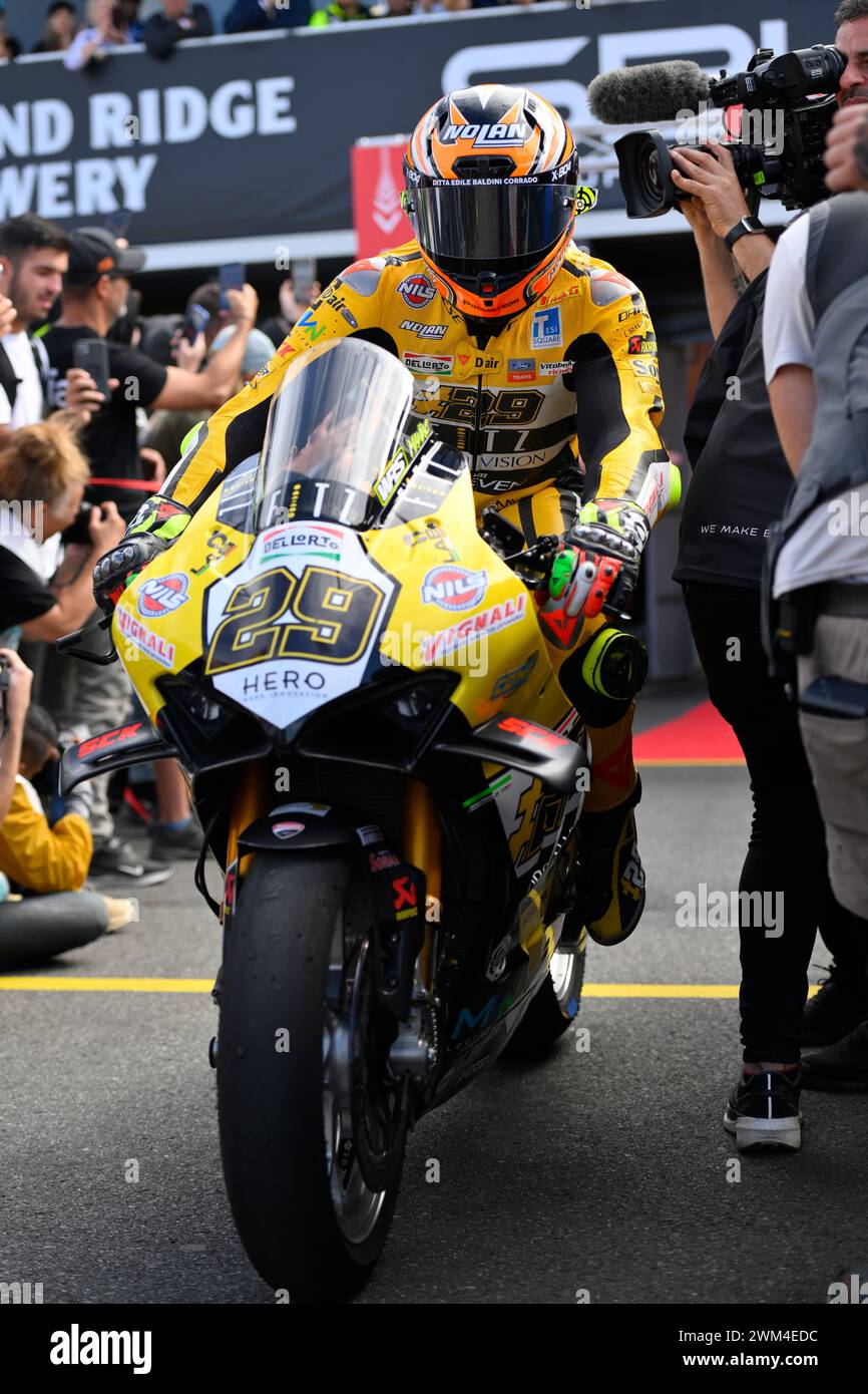 Andrea iannone world superbike championship phillip island grand prix ...
