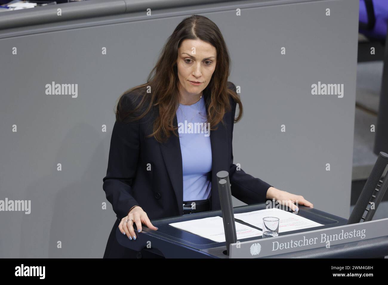 Nicole Bauer, FDP, Deutschland, Berlin, Reichstag, 23. Februar 2024 155 ...