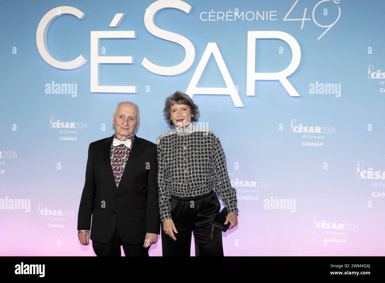 French film director Michel Ocelot and French President of the Cesar ...