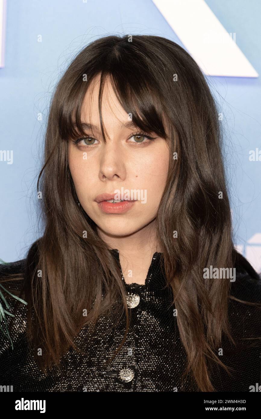 Paris, France. 24th Feb, 2024. Kim Higelin arrives at the 49th Cesar ...