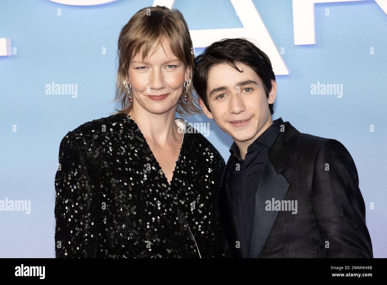 Milo Machado-Graner and Sandra Huller arrive at the 49th Cesar Film ...