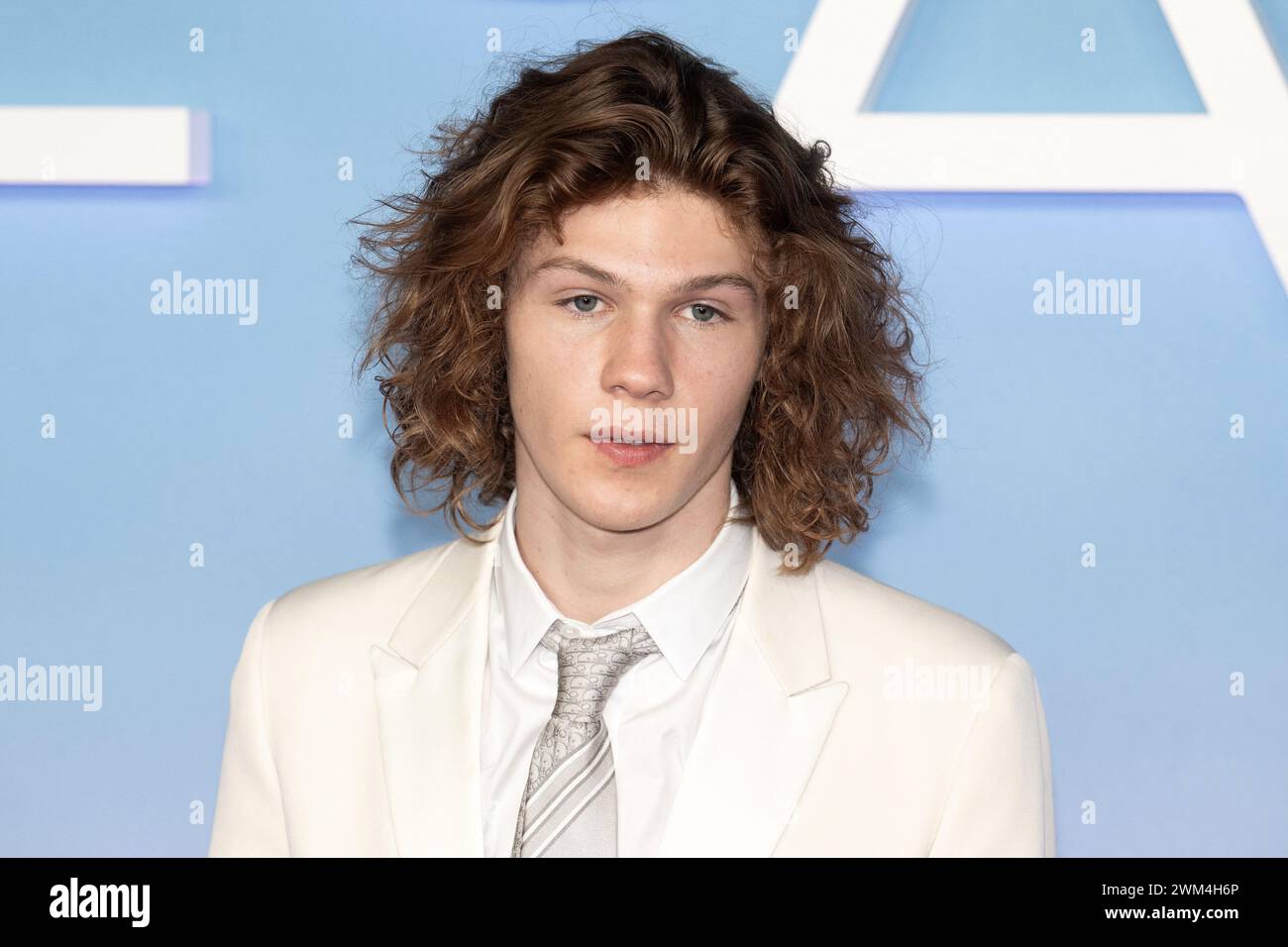 Paris, France. 24th Feb, 2024. Samuel Kircher arrives at the 49th Cesar ...