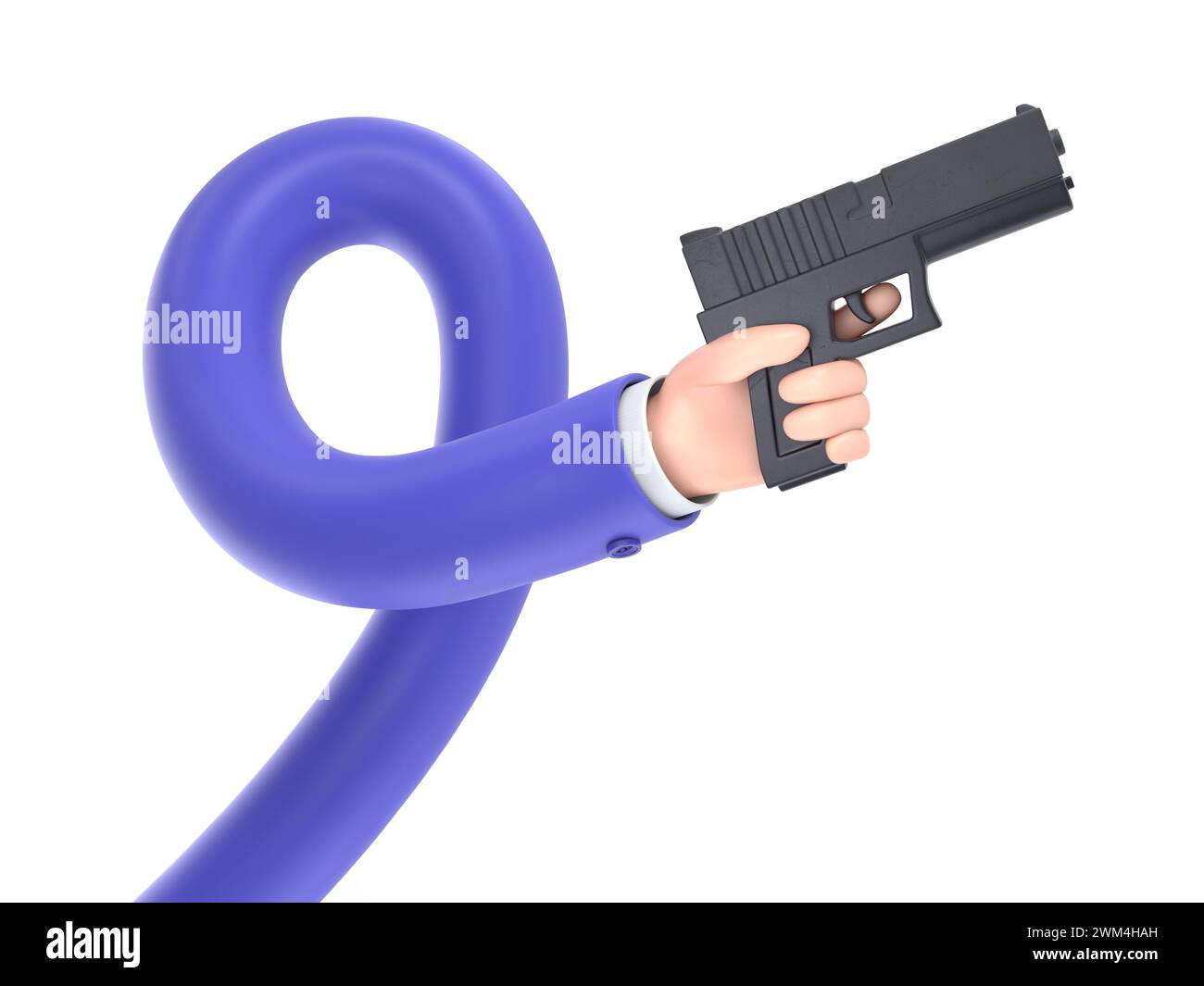 Cartoon Gesture Icon Mockup.Hand drawn cartoon illustration of human ...