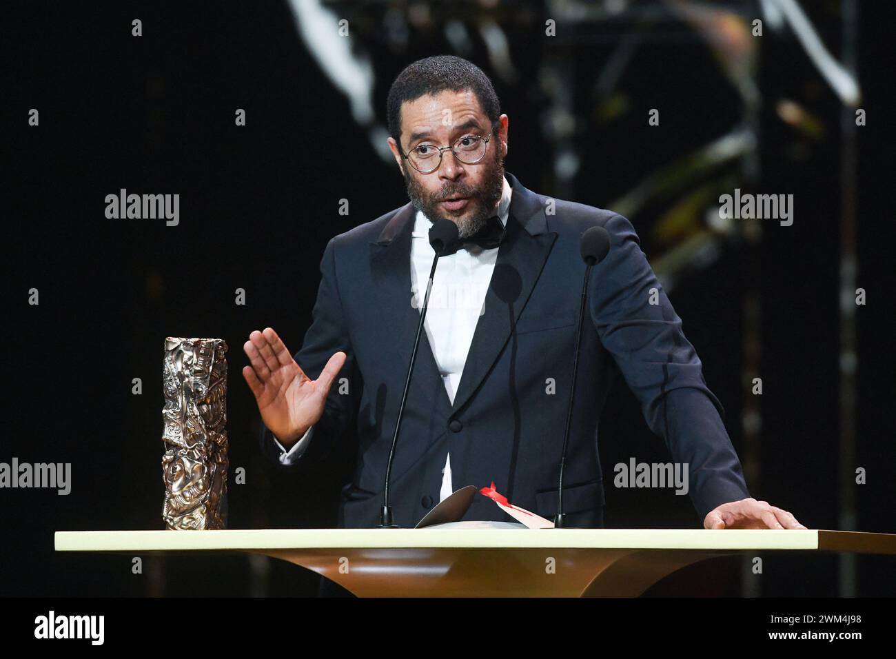 Berlin, Germany. 23rd Feb, 2024. Laurent Senechal accepts the 'Best ...