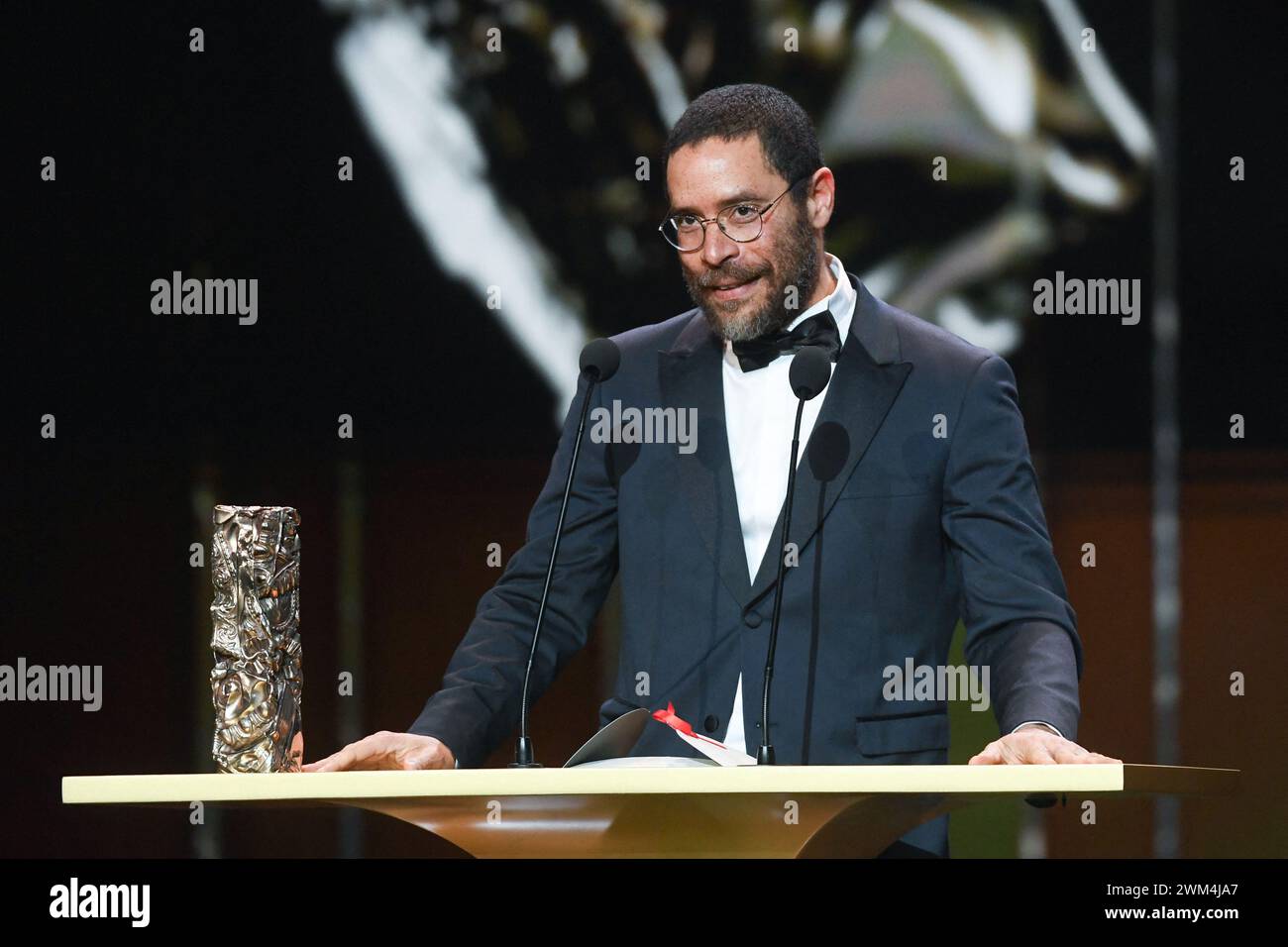Berlin, Germany. 23rd Feb, 2024. Laurent Senechal accepts the 'Best ...