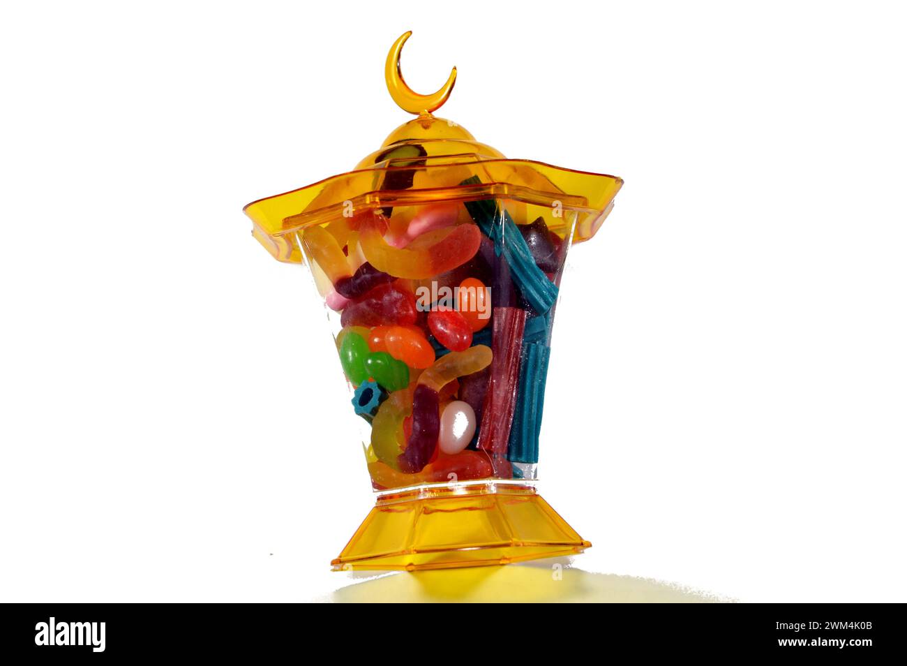 Ramadan lantern fanous lamp with assorted gummy candy, Gummies, gummi ...