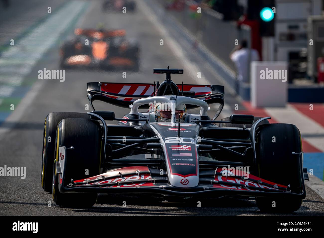 Sakhir, Bahrain, February 23, Kevin Magnussen, from Denmark competes ...