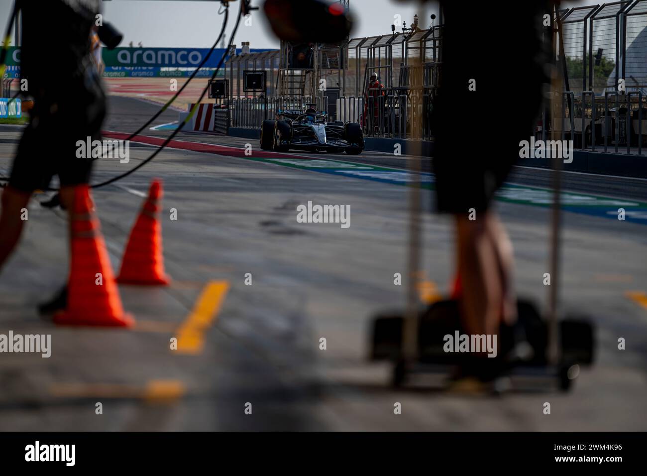 Sakhir, Bahrain, February 23, George Russell, from the United Kingdom ...