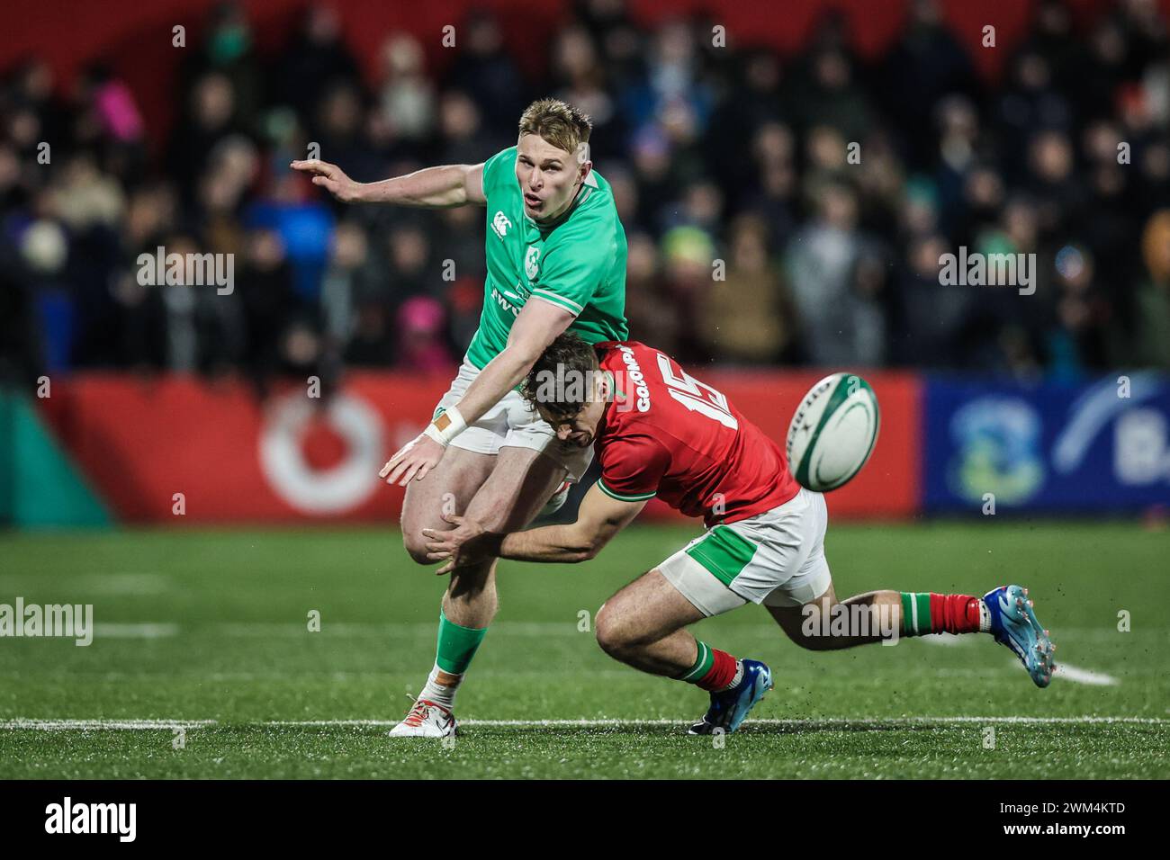 February 23rd, 2024, Virgin Media Park, Cork, Ireland - Finn Treacy of ...