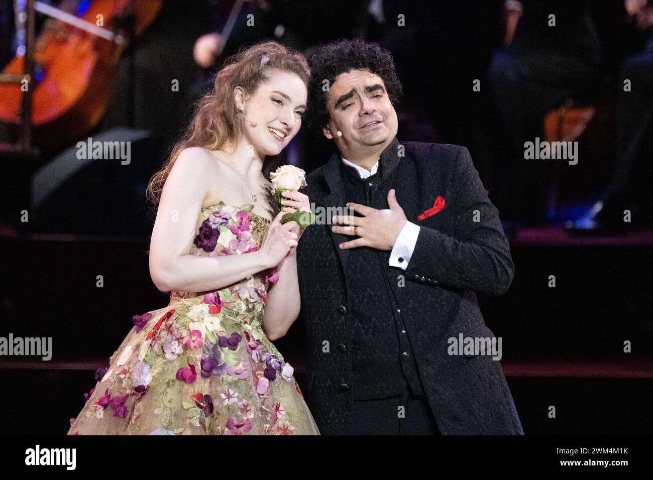 Dresden, Germany. 23rd Feb, 2024. Rolando Villazon, opera singer, after ...