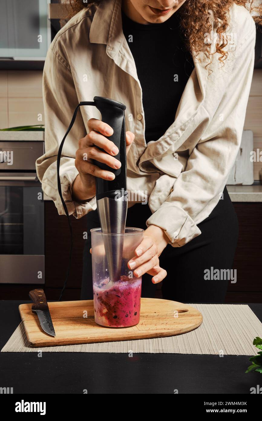 Unrecognizable black woman making hi-res stock photography and images ...
