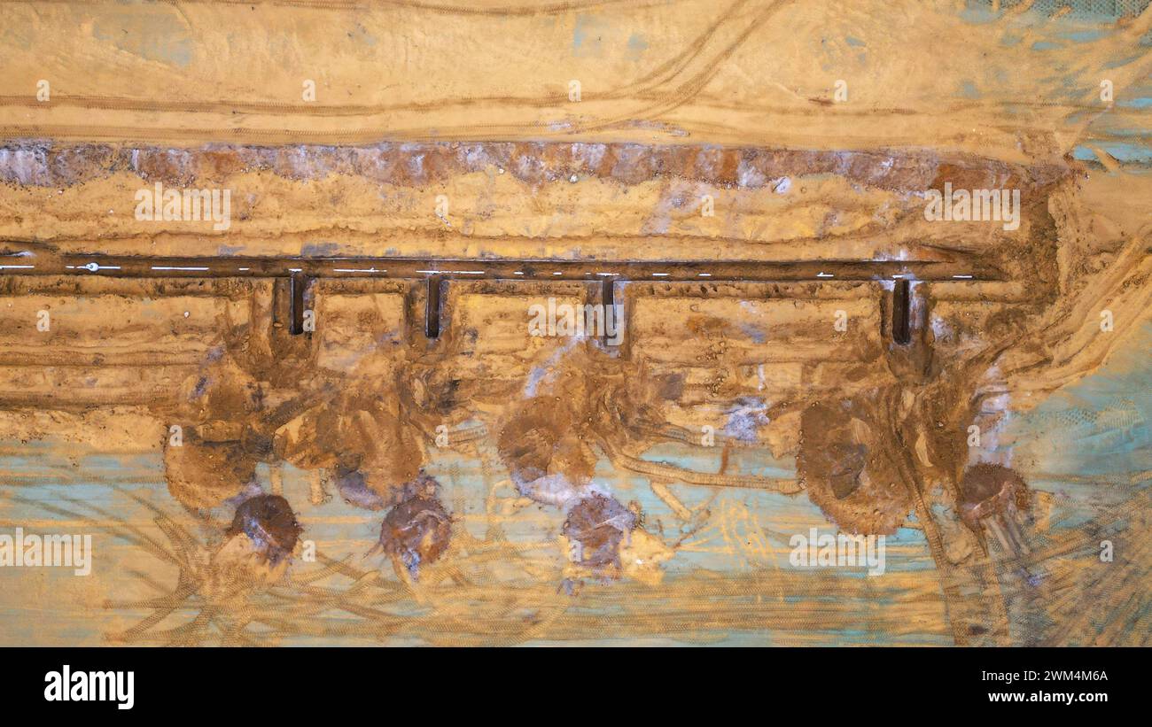 Trench excavations hi-res stock photography and images - Alamy