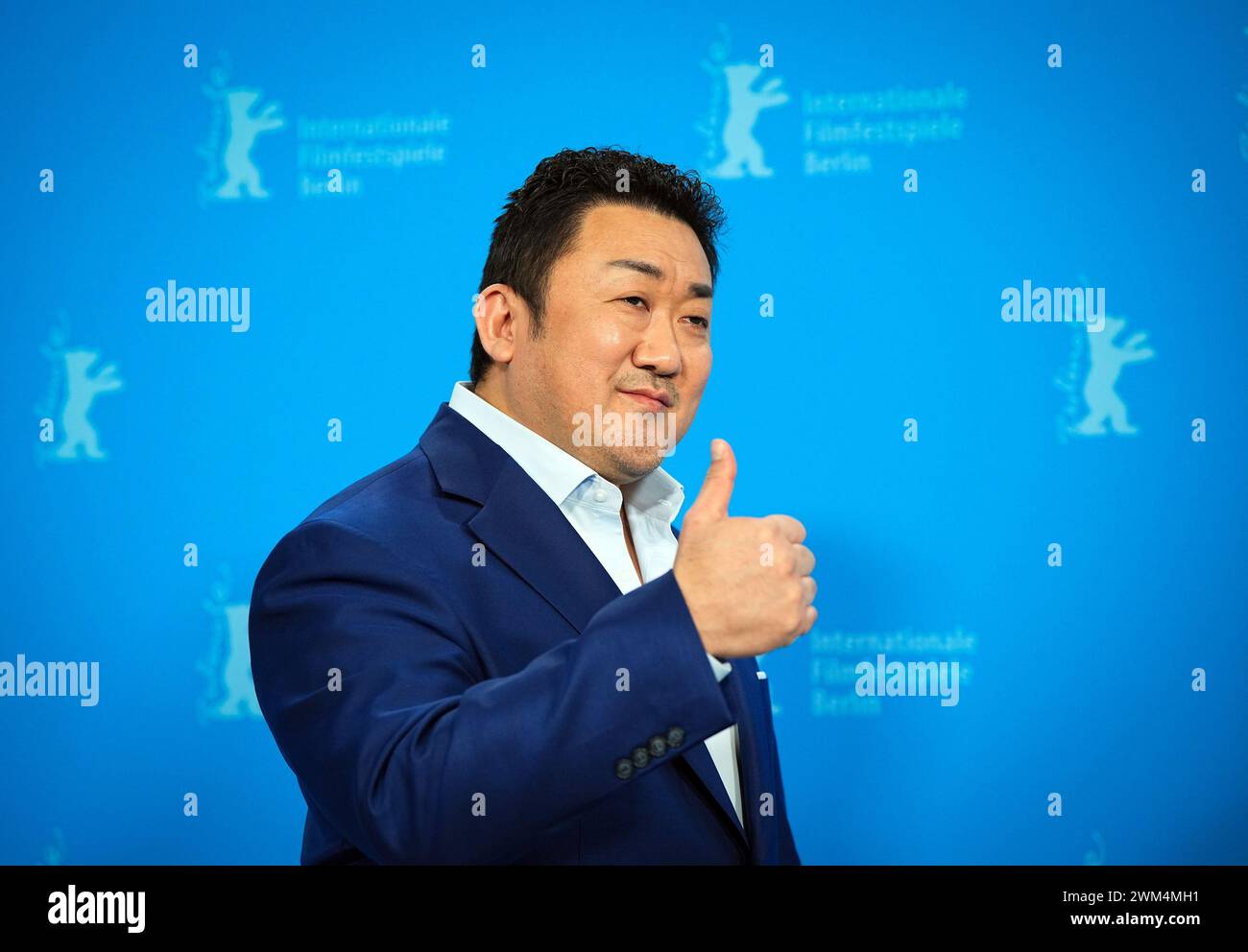 Berlin, Germany. 23rd Feb, 2024. Actor Don Lee stands in front of the ...