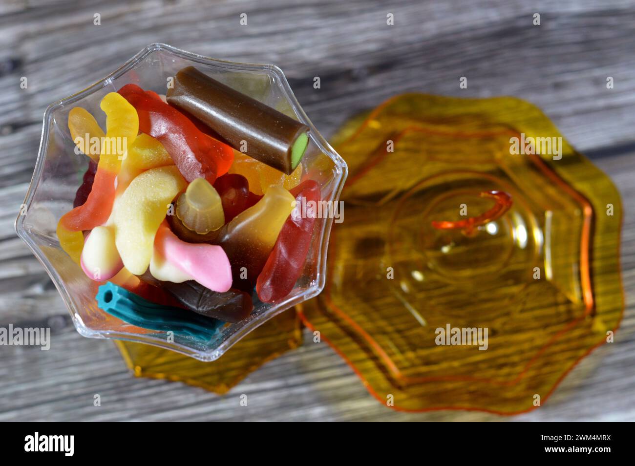 Ramadan lantern fanous lamp with assorted gummy candy, Gummies, gummi ...