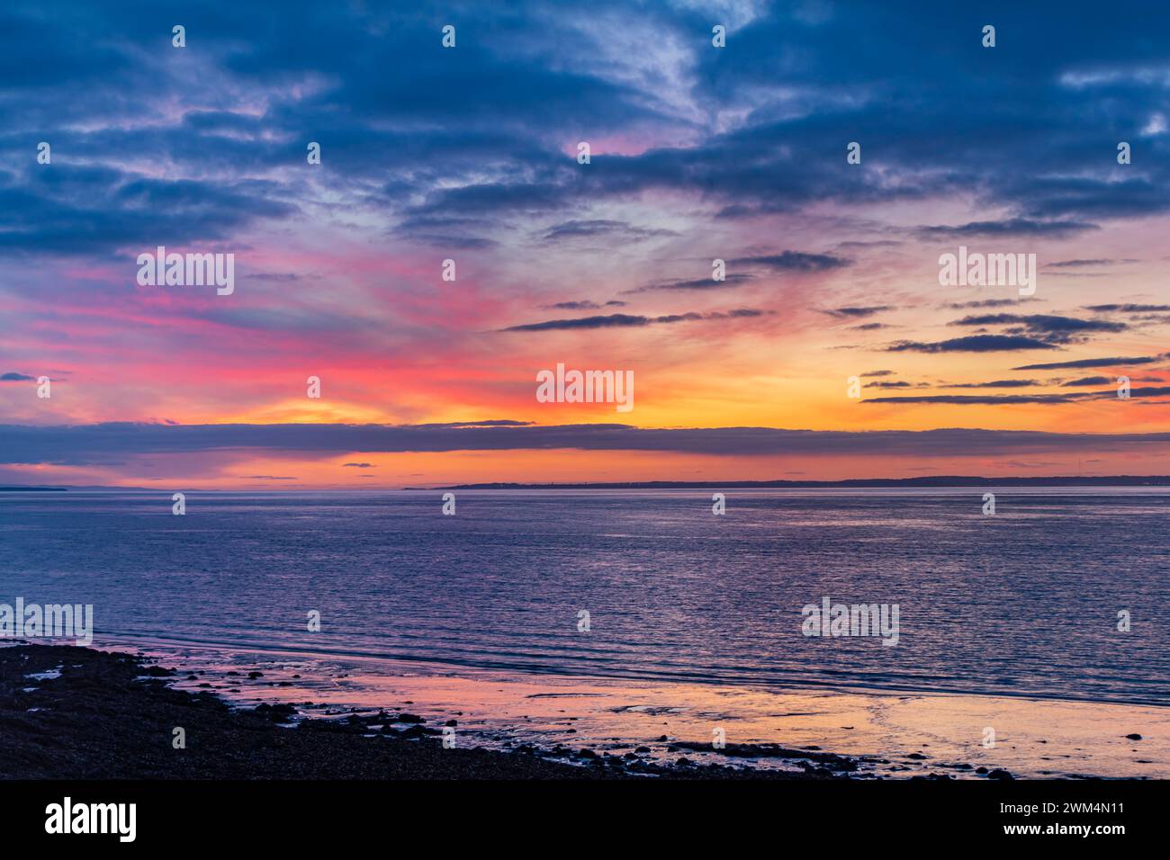 A colourful horizon Stock Photo - Alamy