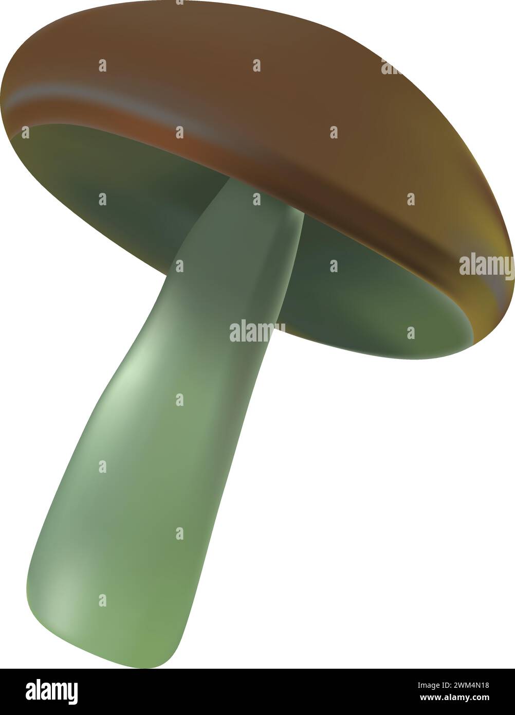 Colored detailed mushroom Vector Stock Vector Image & Art - Alamy