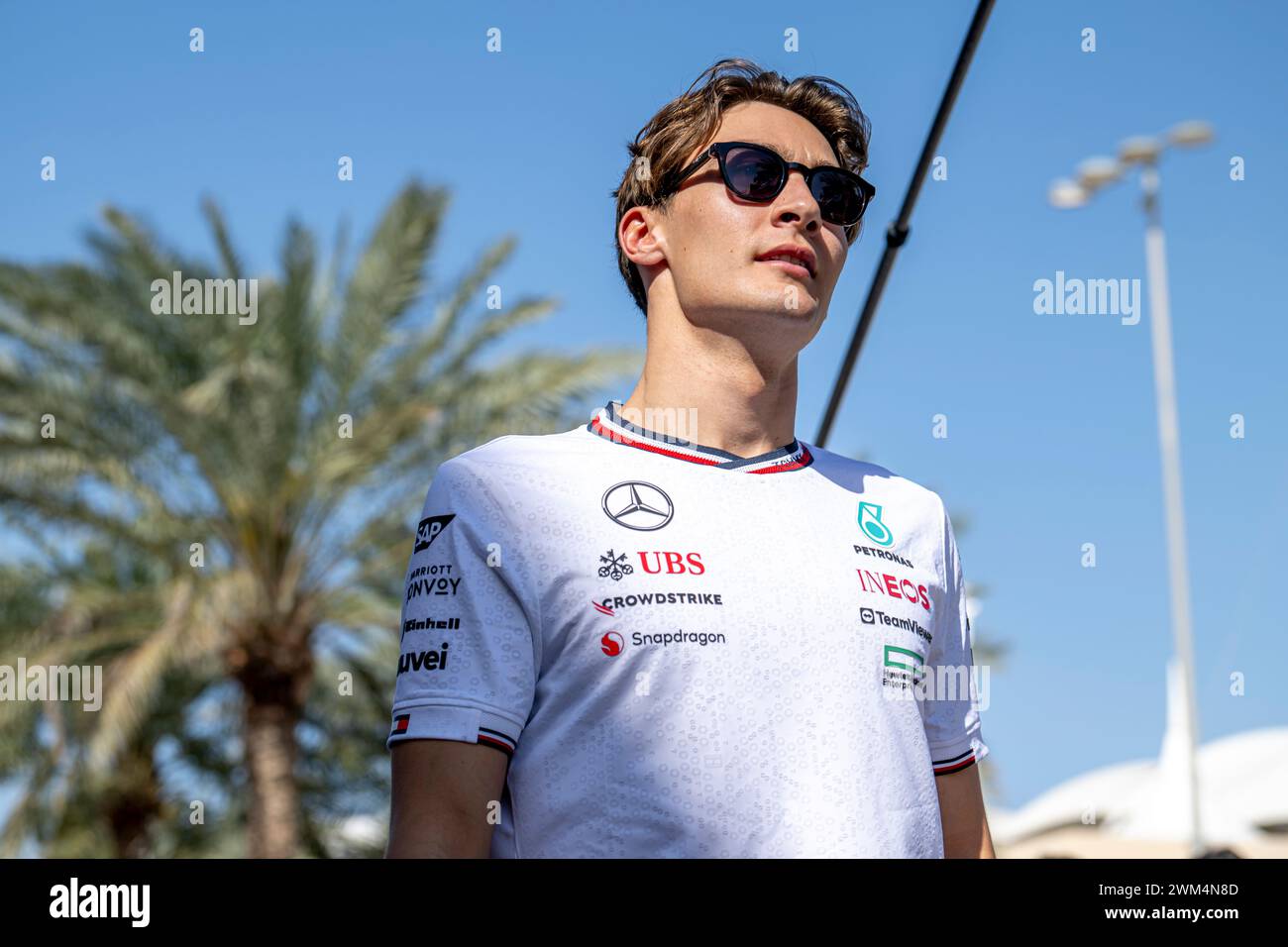 Sakhir, Bahrain, February 22, George Russell, from the United Kingdom ...
