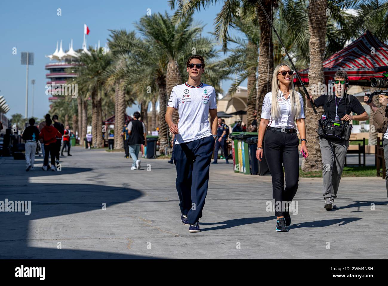 Sakhir, Bahrain, February 22, George Russell, from the United Kingdom ...
