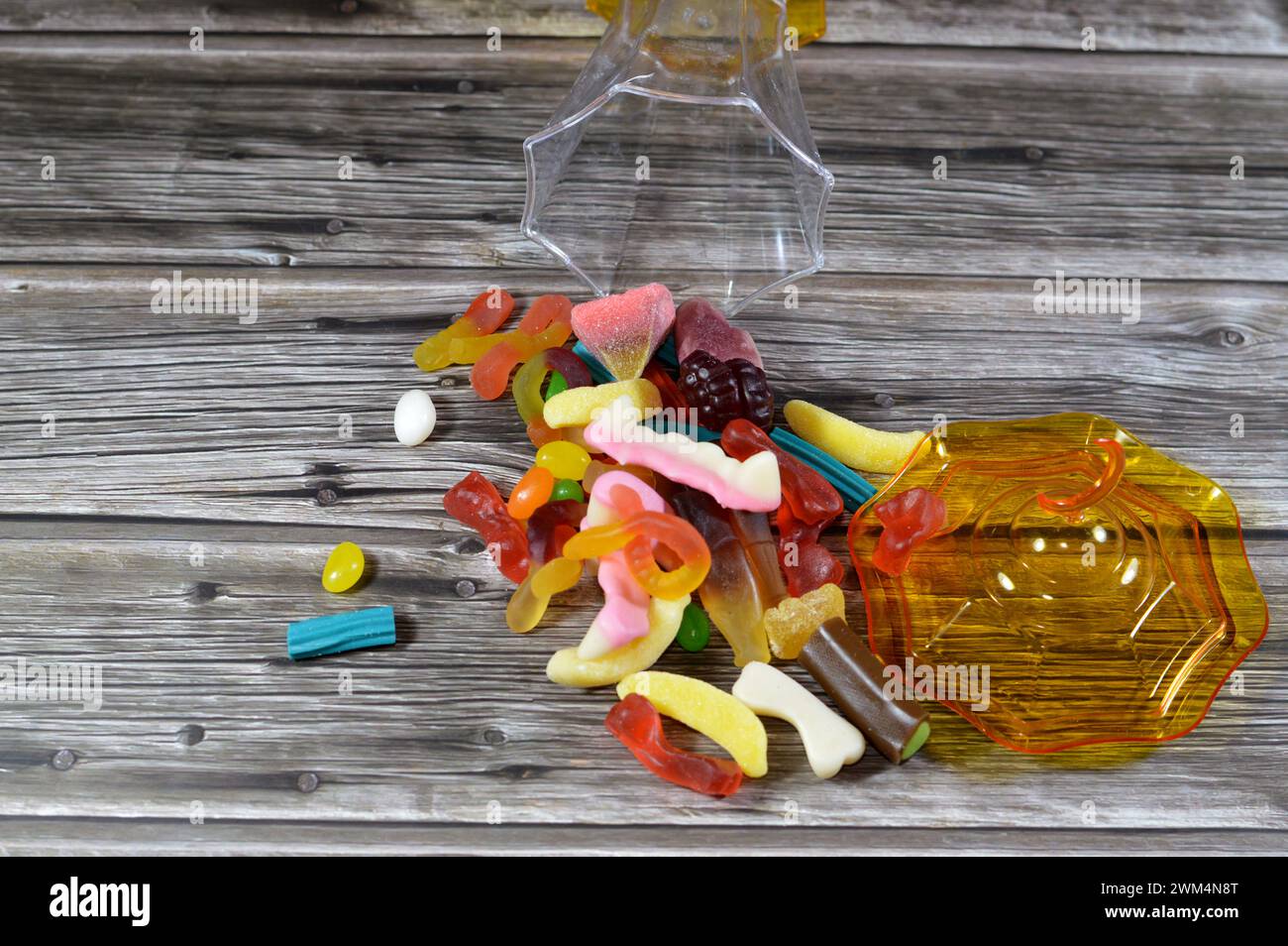 Ramadan lantern fanous lamp with assorted gummy candy, Gummies, gummi ...