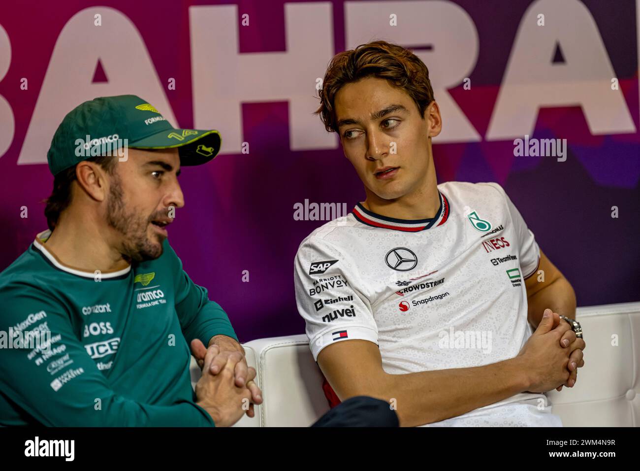 Sakhir, Bahrain, February 22, George Russell, from the United Kingdom ...