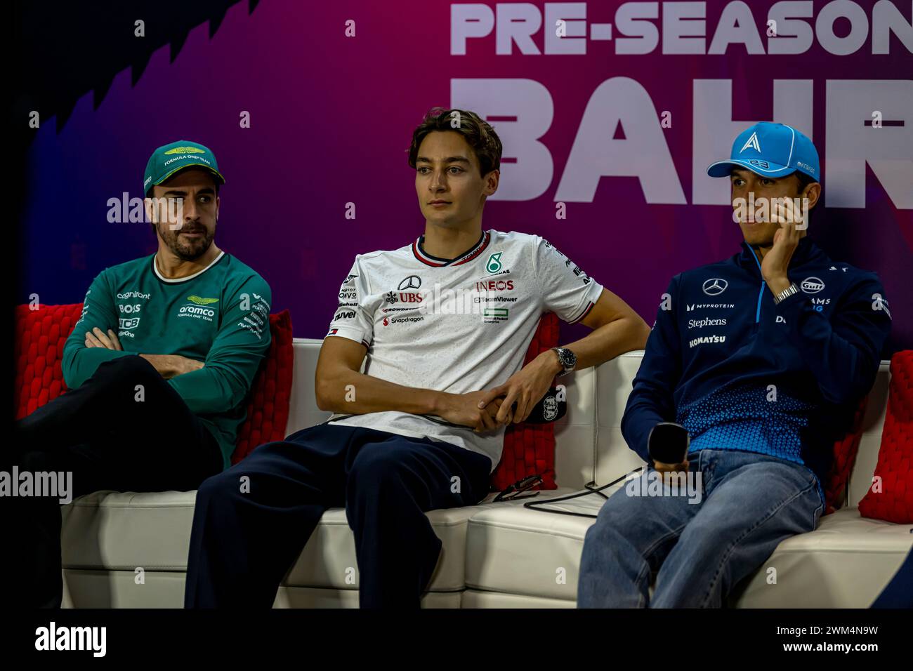 Sakhir, Bahrain, February 22, George Russell, from the United Kingdom ...