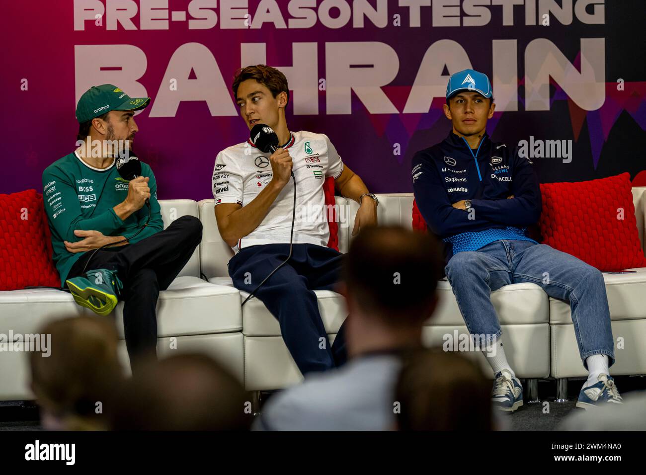 Sakhir, Bahrain, February 22, George Russell, from the United Kingdom ...