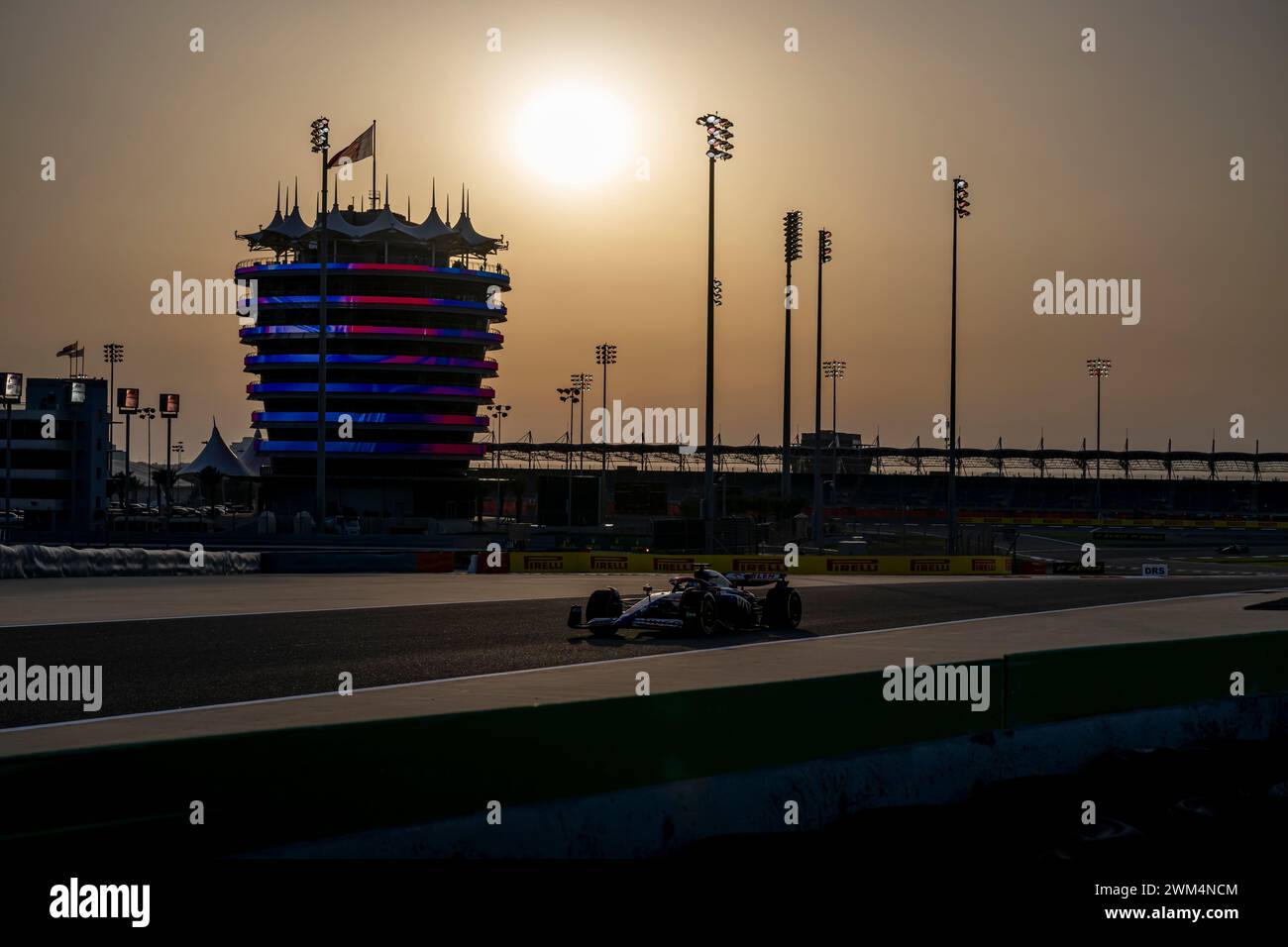 Sakhir, Bahrain, February 22, Daniel Ricciardo, from Australia competes ...