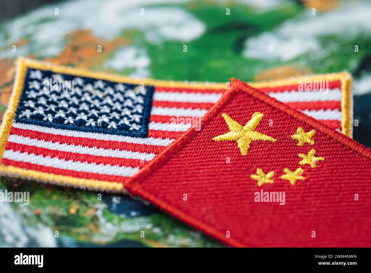 Chinese flags on top hi-res stock photography and images - Alamy